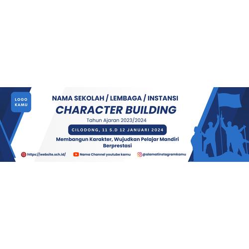 Jual Cetak Banner / Spanduk Custom - Character Building - CB 1, 400X120 ...