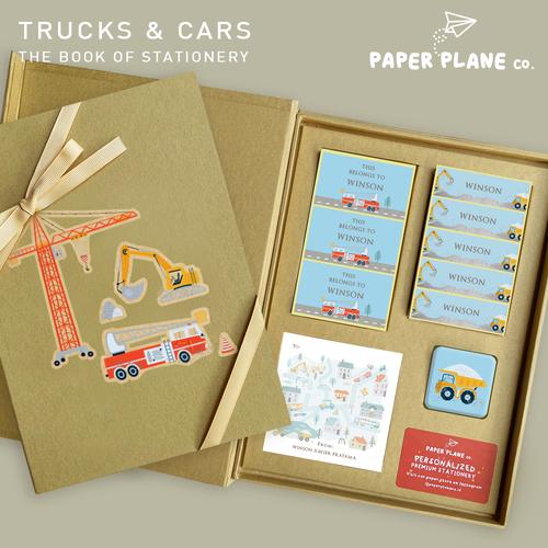 Jual Mini Stationery Sticker Gift Set Tema "Trucks & Cars" Hadiah ...