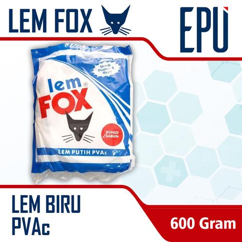 Promo Lem Fox Biru 600GR Lem Putih Lem Kertas Lem Kayu Lem Slime Plamir ...