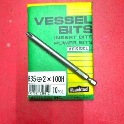 Jual VESSEL Bit Mata Obeng B35 +2x100H VESEL B 35 + 2 X 100 H Japan ...