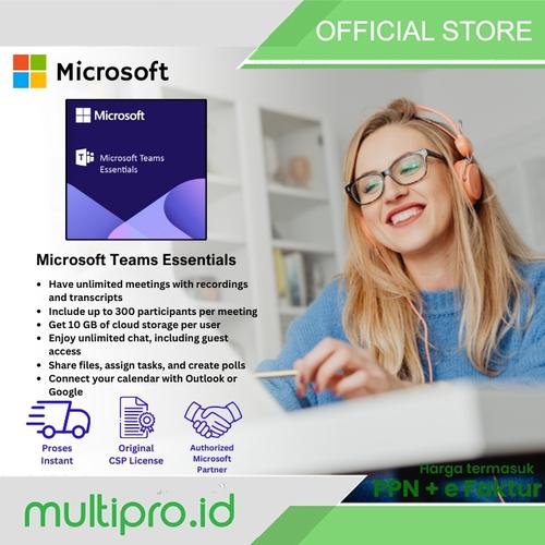 Promo Microsoft Team Essentials CSP CFQ7TTC0JN4R Cicil 0% 3x - Jakarta Utara - Multipro.id ...