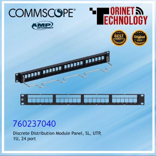 Jual AMP COMMSCOPE 760237040 Discrete Panel / Patch Panel 24 port ...