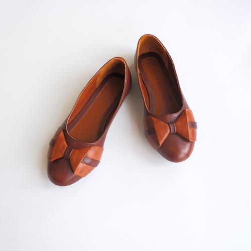 Promo Flat shoes wanita kulit asli premium | BUCINI GV 101 P - BLACK ...