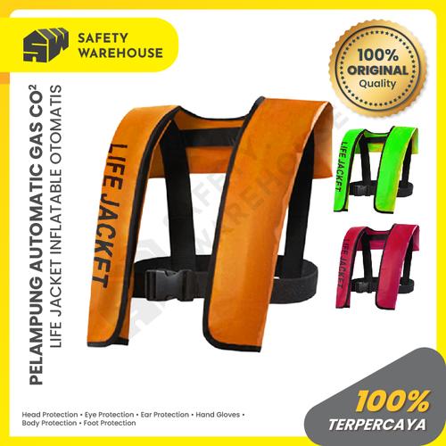 Jual Jaket Pelampung Otomatis Gas CO2 / Life Jacket Automatic ...