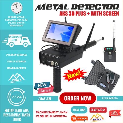 Jual AKS PLUS PROFESSIONAL METAL DETECTOR detektor logam emas perak ...