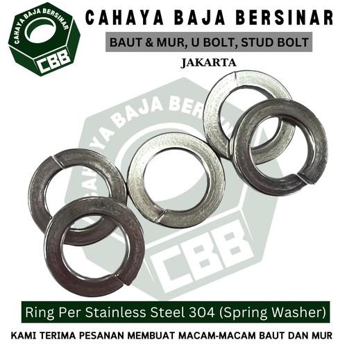 Jual Ring Per Stainless Steel 304 M8 (Spring Washer) - Jakarta Barat ...