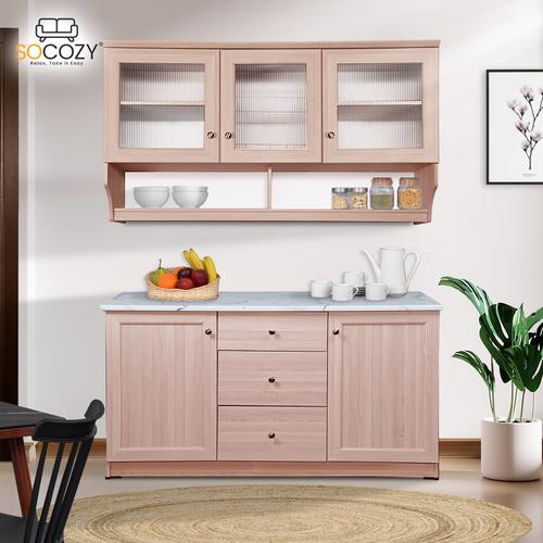 Jual Kitchen Set Atas Bawah 2 3 Pintu Natural Minimalis - ATAS 2 PINTU ...