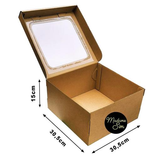 Jual KOTAK KUE - CAKE BOX 30x30x15 - JENDELA (ISI 10 PCS) - Jakarta ...