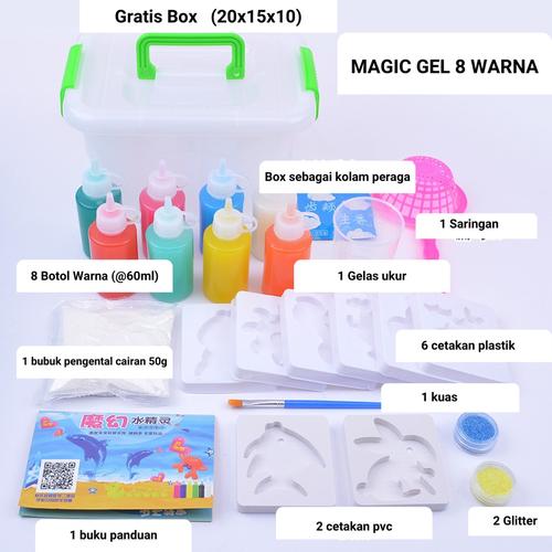 Jual Water Magic Jelly Magical Waterscape Mainan Edukasi Kreatif DIY ...