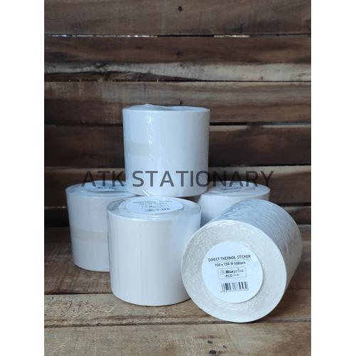 Jual Kertas Struk Thermal Sticker Label merk BLUEPRINT 100 mm x 150 mm ...