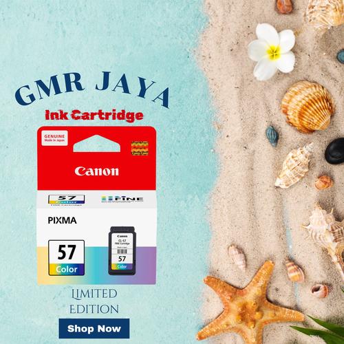 Jual Tinta canon cl 57 color original / Tinta printer e410 e460 e477 ...
