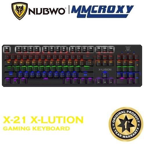 Promo Keyboard Gaming Nubwo X21 Mechanical Gaming Keyboard X-lusion ...