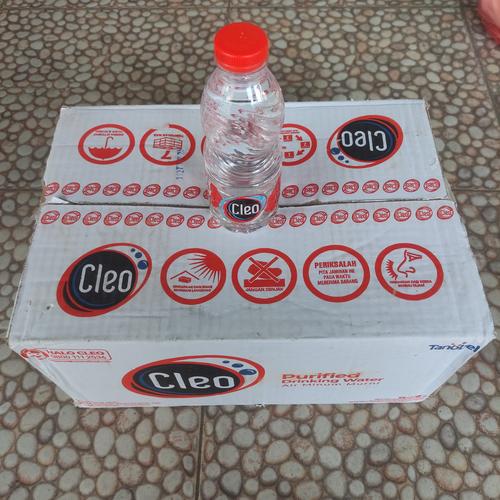 Jual CLEO PURIFIED DRINKING WATER/ AIR MINUM MURNI PER KARTON (24 x ...