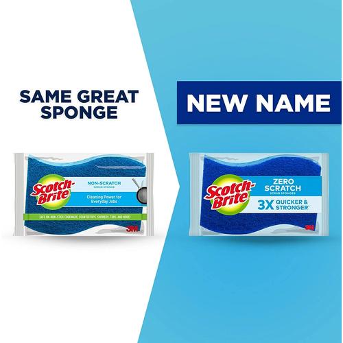 Jual 3M Scotch Brite Zero Scratch Scrub Sponge USA Sabut Spons Cuci ...