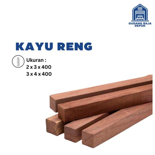 Jual KAYU RENG ISI 25 BATANG DAN 10 BATANG - 3x4x400 - Kota Depok ...
