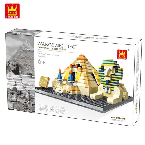 Promo Pyramids of Giza Egypt - Wange Lego Puzzle Brick Mainan Balok ...
