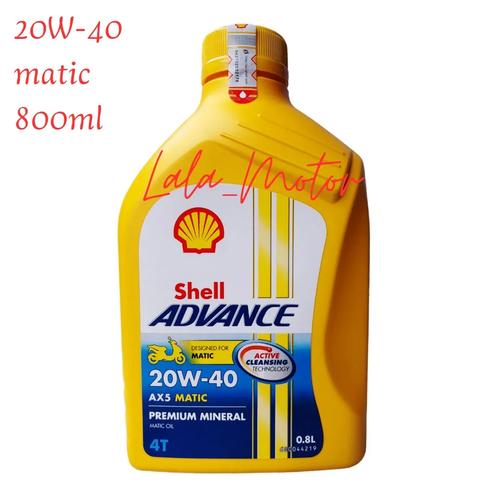 Jual Oli Mesin Motor Shell AX5 matic 20W-40 800ml - Kota Semarang ...