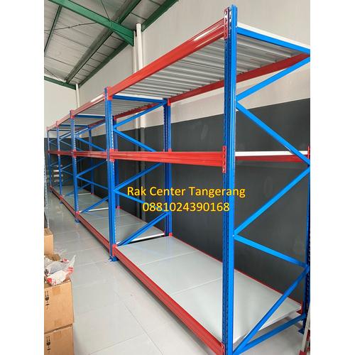 Jual Rak Besi Gudang / Rak Pabrik Tinggi 3 Meter Kapasitas 1000 Kg ...