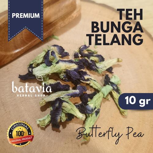 Jual Teh Bunga Telang Kering Premium Butterfly Pea Blue Tea Flower Tea ...