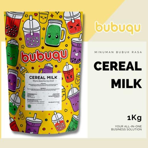 Jual Bubuqu Powder Drink Cereal Milk - Bubuk Minuman Sereal Susu 1 Kg ...