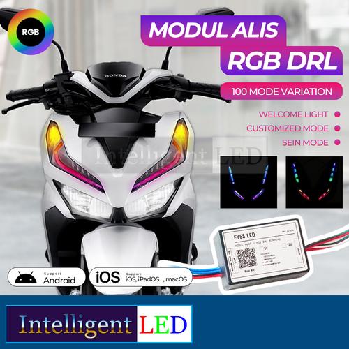 Promo Modul Alis RGB DRL Running Welcome Light dan Sein Mobil dan Motor ...