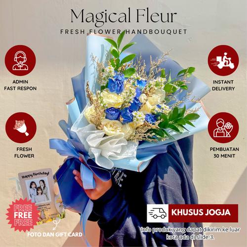 Jual Bucket Bunga Jogja Hadiah Wisuda Hand Bouquet Wedding Magical ...