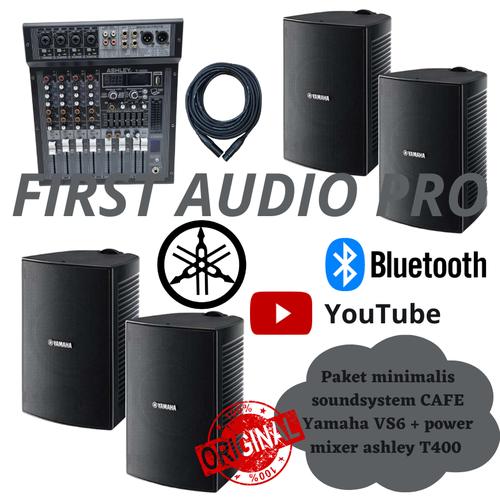 Jual Paket minimalis soundsystem CAFE Yamaha VS6 + power mixer ashley T400 - Jakarta Barat ...