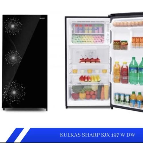 Jual Kulkas 1 pintu Sharp Double Freezer SJX 197W DW / SJ 197 W - Kota ...