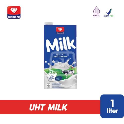 Promo Susu Diamond UHT Full Cream / Susu Full Cream (1000 ml) - Kota ...