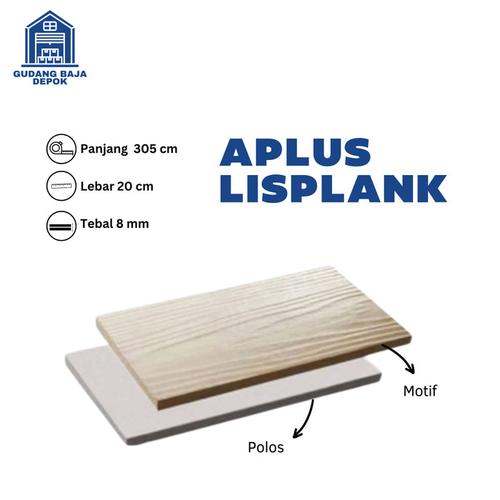 Jual Lisplang / Lisplank GRC / Silika Board Motif Kayu Jati - polos ...