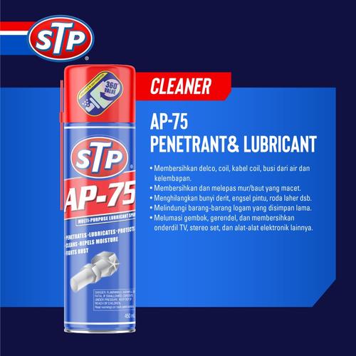 Jual STP AP-75 Penetrant & Lubricant Pelumas Anti Karat Logam Besi 450 ...