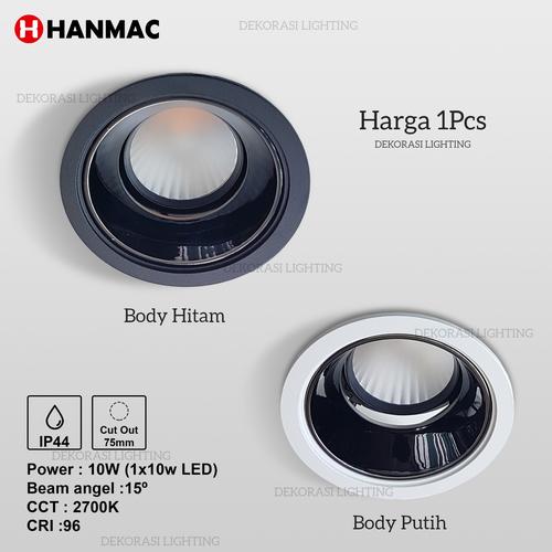 Jual Lampu downlight inbow led 10watt 15 derajat sorot focus 2700k CRI ...