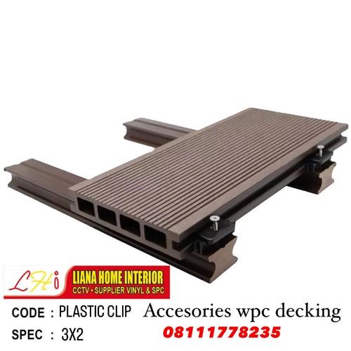 Jual aksesoris WPC decking starting klip plastik klip - plastik klip ...