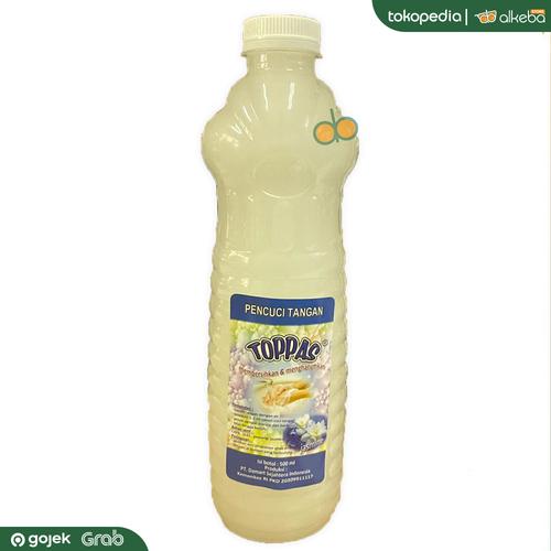Jual toppas handsoap sabun cuci tangan botol 500 ml jasmine / hand soap ...