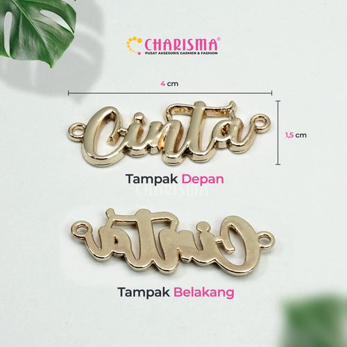 Jual Charisma Label Plat Besi Motif 7 - Label Tag Besi / Plat Hijab ...