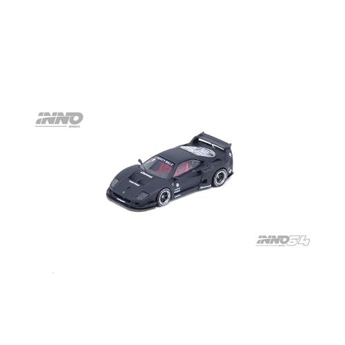 Jual INNO64 FERRARI LIBERTY WALK F40 MATTE BLACK HONGKONG DIECAST INNO ...