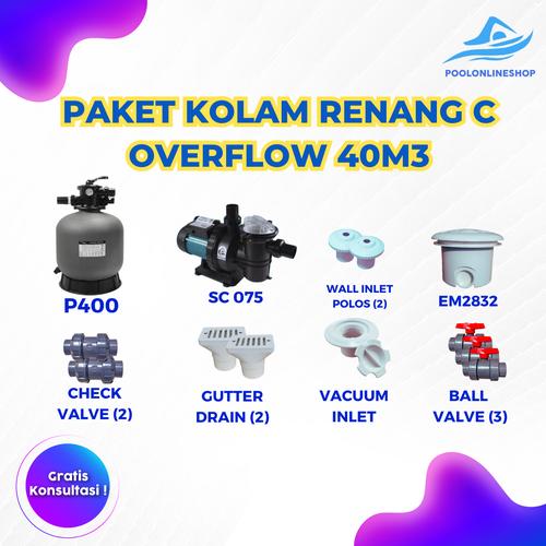 Jual Paket Kolam Renang C Jenis Overflow Maksimal 40m3 - Kab. Sleman ...