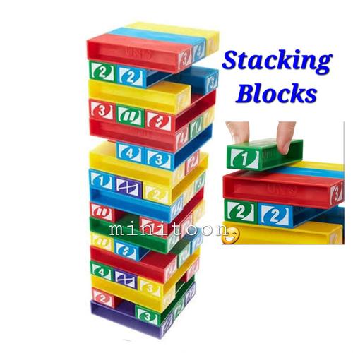 Jual Mainan Stacking Blocks Stacko Susun Balok Warna Family Games ...