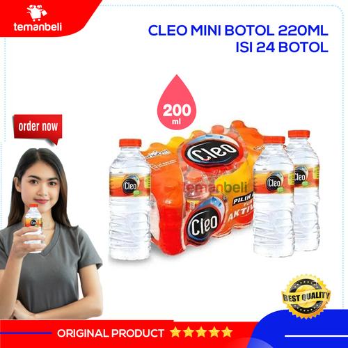 Jual Cleo 200 ml - Cleo Botol Mini 200 ml 1 dus isi 24 - Air Minum Cleo ...