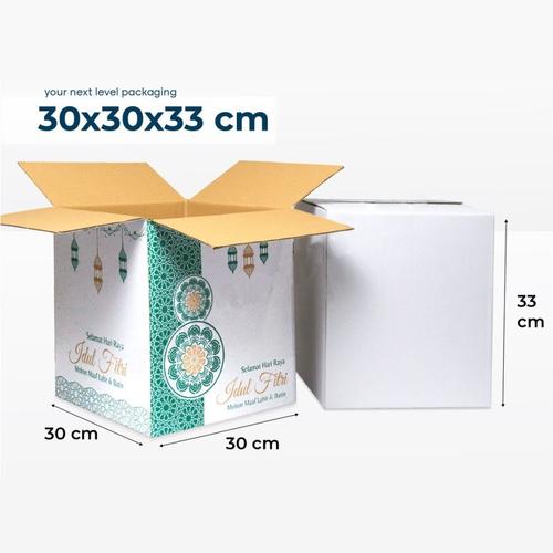 Jual Kardus Besar Lebaran Box Kemasan Parcel Eid Mubarak Ukuran ...