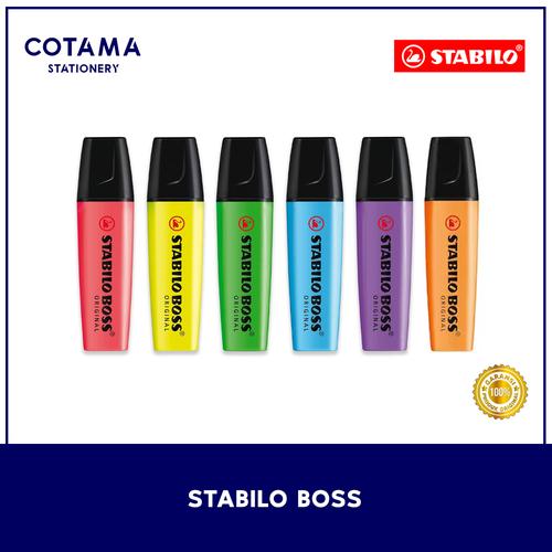 Jual Stabilo Boss Highlighter Original - Warna Kuning Orange Hijau ...