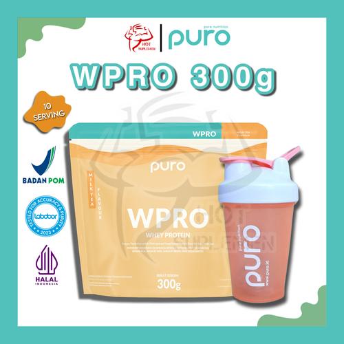 Jual Puro WPRO Whey Protein Concentrate 300 Gr 300gr 10 serving - Milk ...