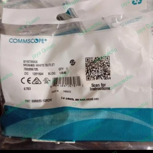 Jual MODULAR COMSCOPE SYSTIMAX CAT6 / MODULAR COMCOPE CAT6 ORI ...
