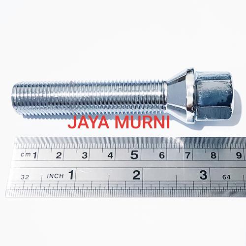 Jual BAUT RODA MERCY M14 x 60 mm Drat 1.5 mm untuk Mobil Eropa M14x1 ...