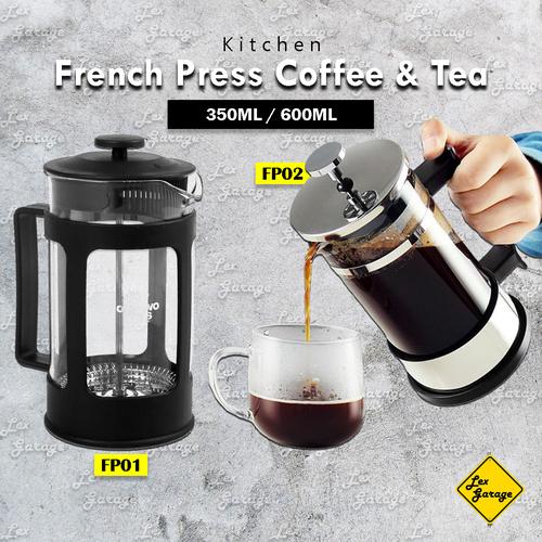 Promo French Press Coffee Tea Maker Plunger Alat Seduh Kopi Teh Manual ...
