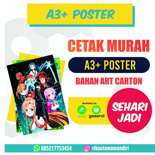 Jual Cetak Poster A3plus Art Carton 260gsm - Jakarta Barat - Kampung ...
