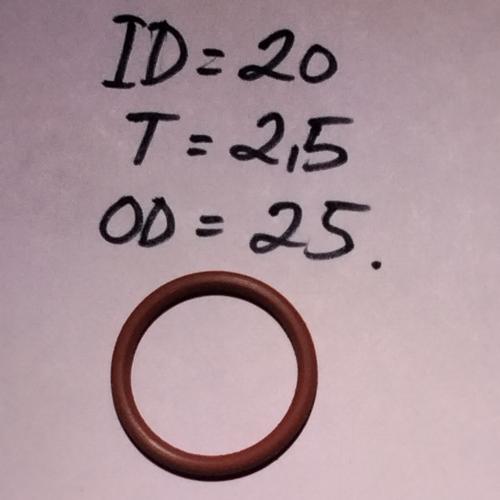 Jual oring silicon 2,5 x 20 x 25 mm shore 70 NOK - Kota Surabaya ...