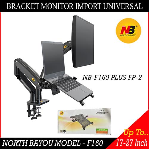 Jual Bracket TV Monitor LED LCD North Bayou NB F160 NBF160 17-27 INCH ...