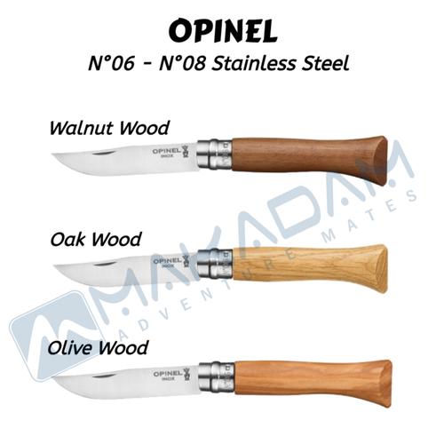 Jual pisau lipat opinel N°08 Stainless no 8 walnut oak olive wood - Jakarta Barat - Makadam ...