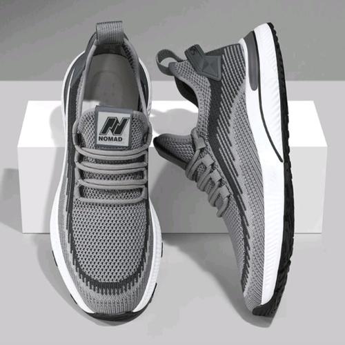 Jual sepatu kets pria casual sneakers terbaru tgf128 - Grey, 39 ...